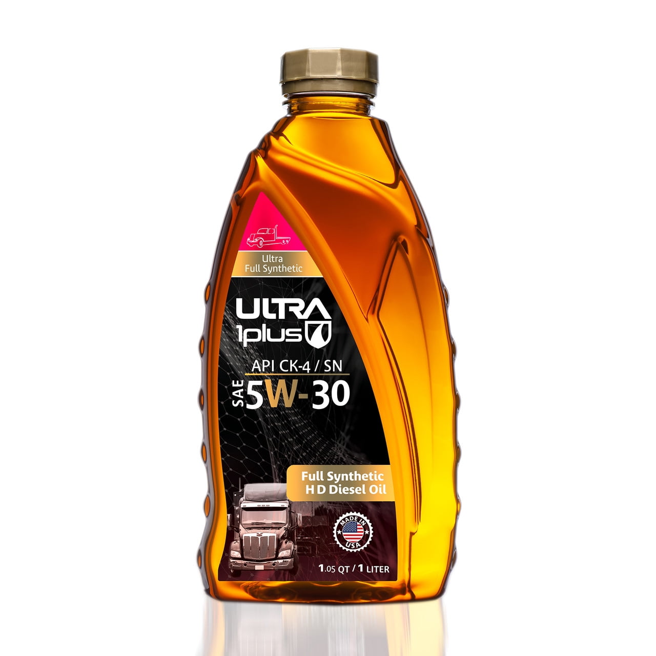 Ultra1Plus™ SAE 5W-30 Full Synthetic Heavy-Duty Motor Oil, API CK-4/SN ...