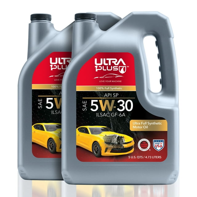 Ultra1Plus™ SAE 5W-30 Full Synthetic Motor Oil, API SP, ILSAC GF-6A, 10 Quart - Walmart.com