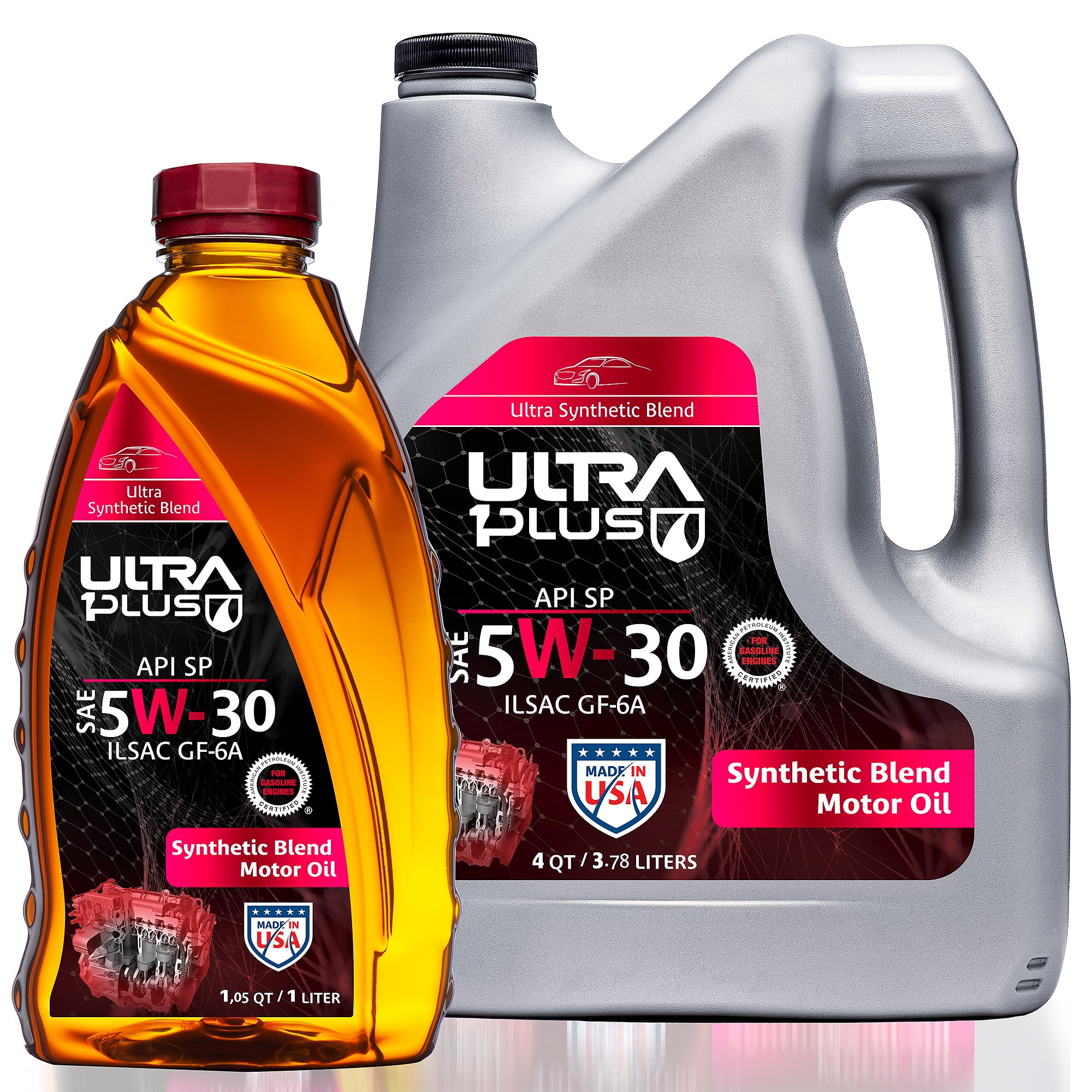 Ultra1Plus™ SAE 5W-30 Syn Blend Motor Oil, API SP, ILSAC GF-5 | 5 QT ...