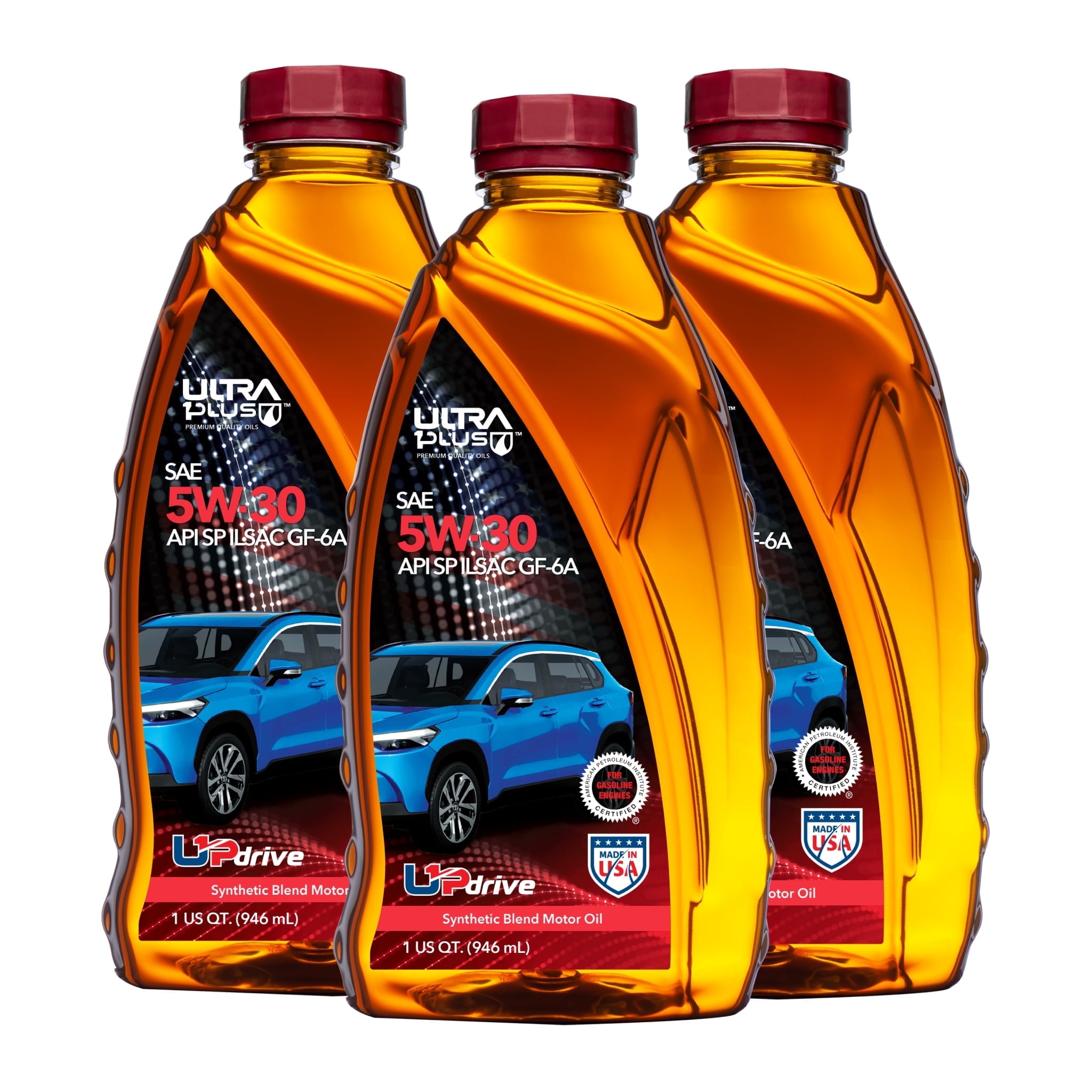 Ultra1Plus™ SAE 5W-30 Synthetic Blend Motor Oil, API SP ILSAC GF-6A ...