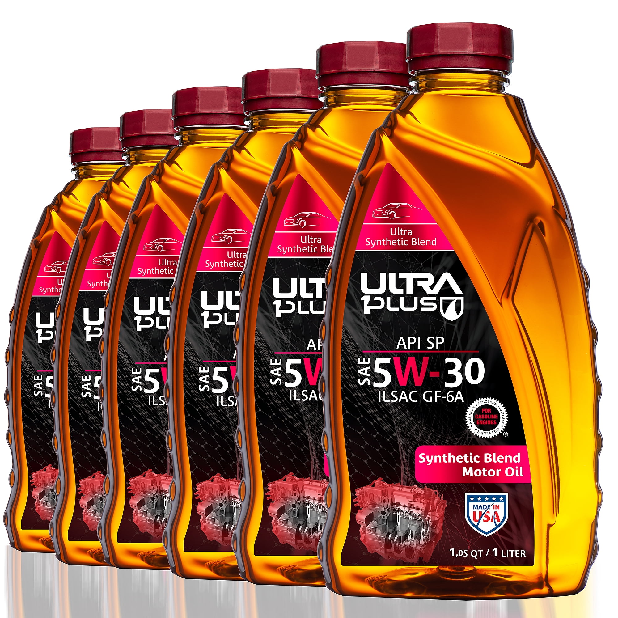 Ultra1Plus™ SAE 5W-30 Synthetic Blend Motor Oil, API SP ILSAC GF-6A | Quart - Walmart.com