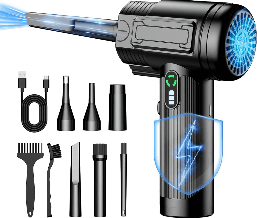 UltraBlow VC023 Compressed Air Duster - 100,000 RPM Electric Air Blower ...