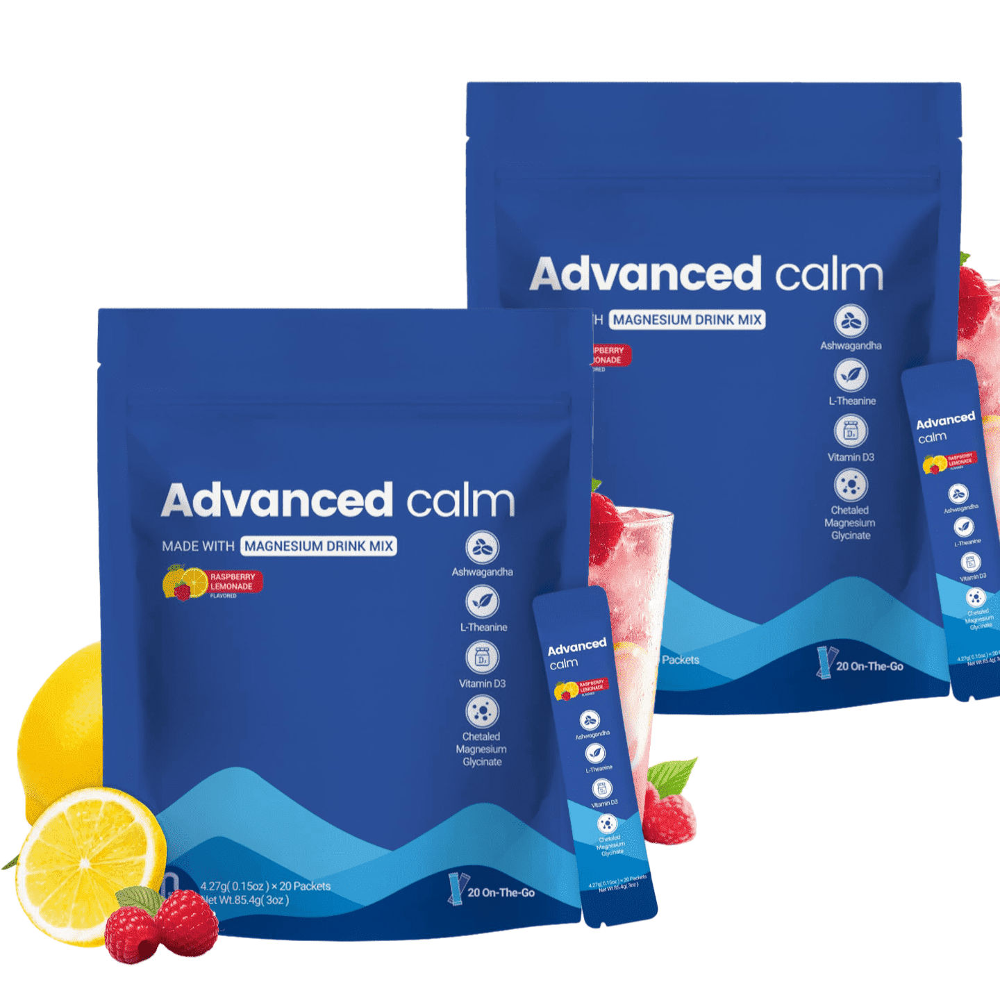 BFQN Super Cortisol Drink, Calm Magnesium Glycinate Powder (40 Servings ...