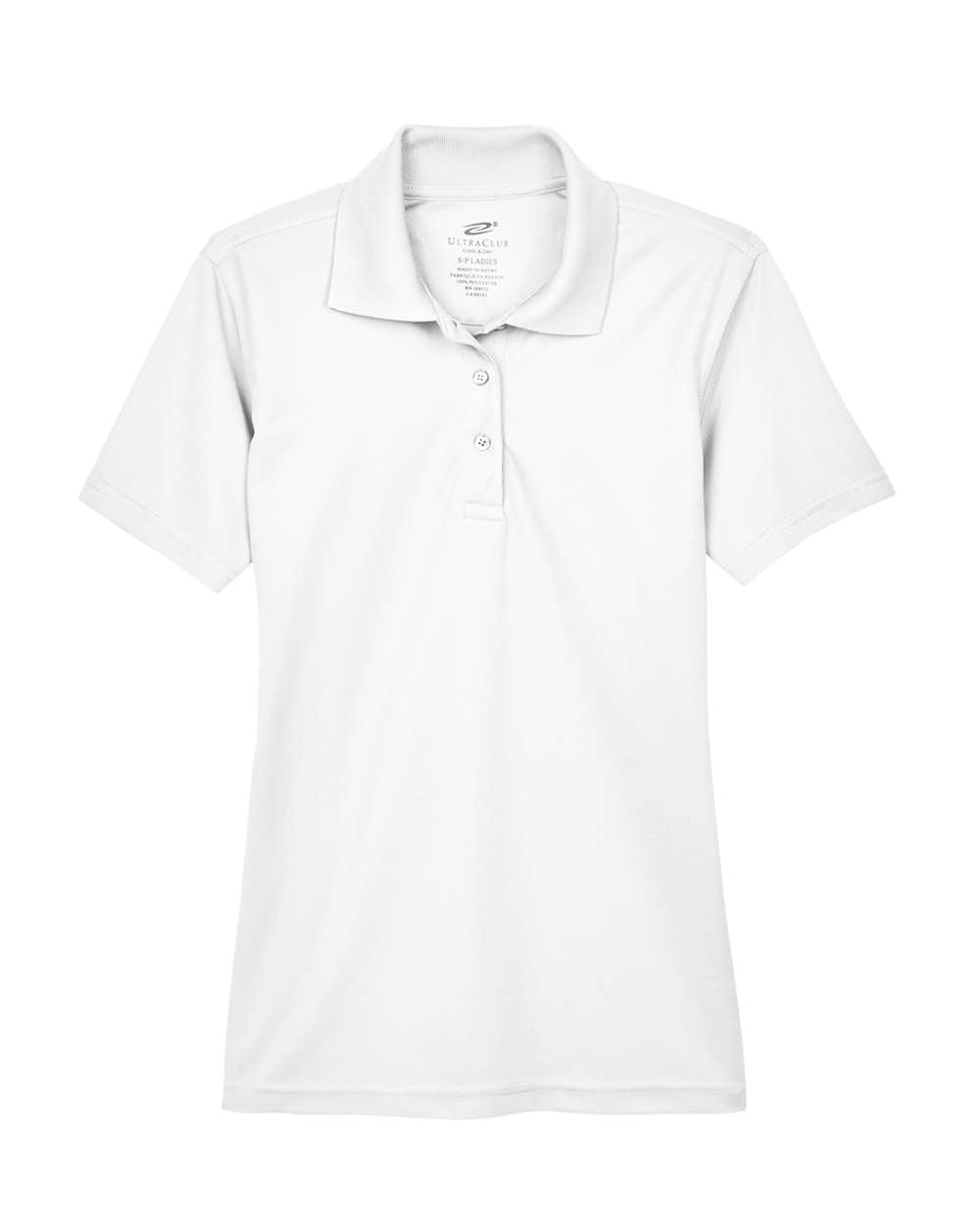 UltraClub 8210L Ladies' Cool & Dry Mesh Piqué Polo (2 PACK) - Walmart.com