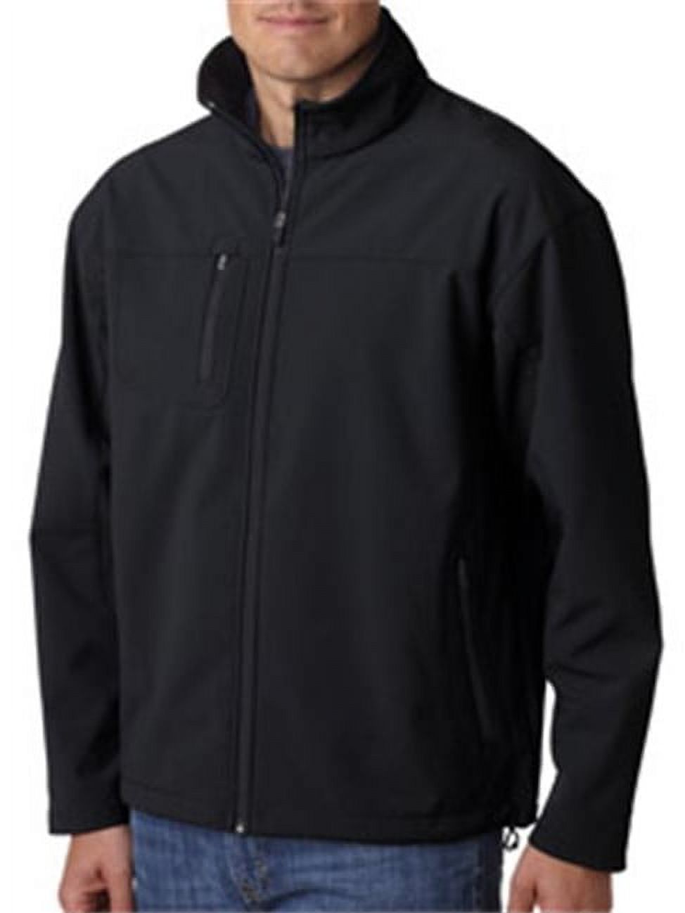 UltraClub 8280 Adult Ripstop Soft Shell Jacket with Cadet Collar ...