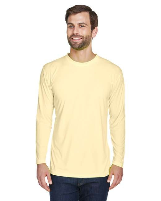 UltraClub 8422 Adult Cool & Dry Sport Long-Sleeve Performance Interlock ...