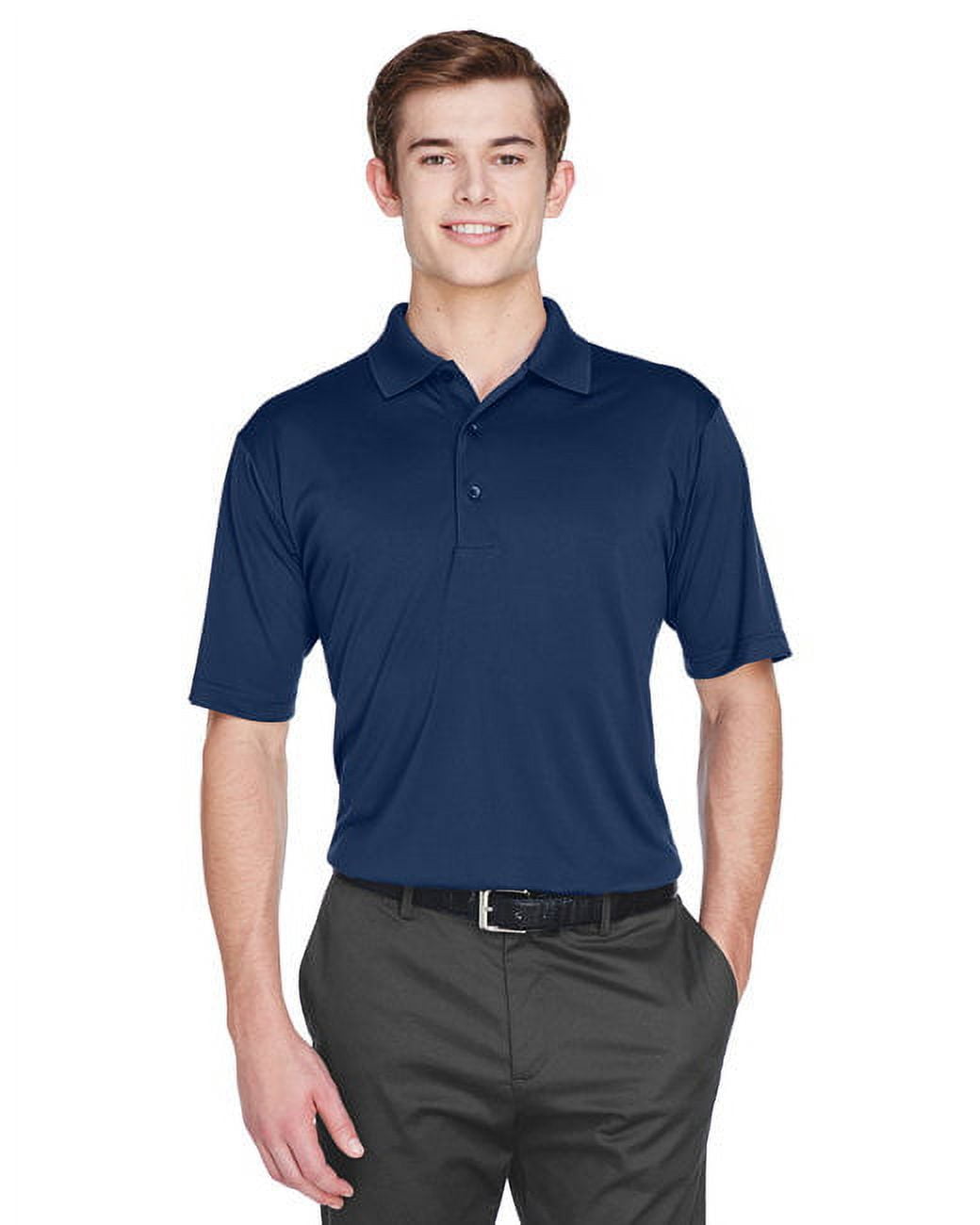 UltraClub 8610 Men's Cool & Dry 8-Star Elite Performance Interlock Polo ...