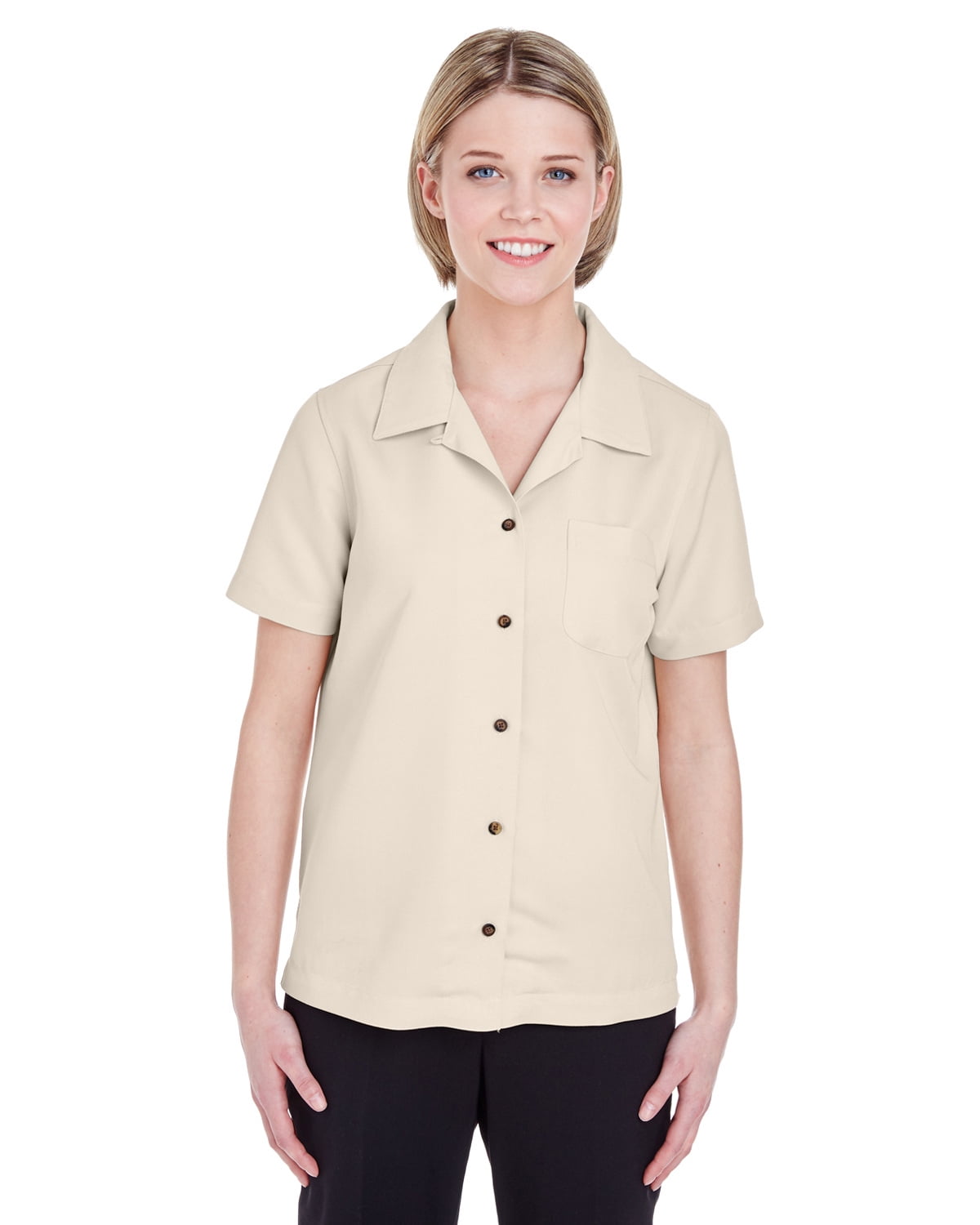 UltraClub 8981 Ladies' Cabana Breeze Camp Shirt (2 PACK) - Walmart.com