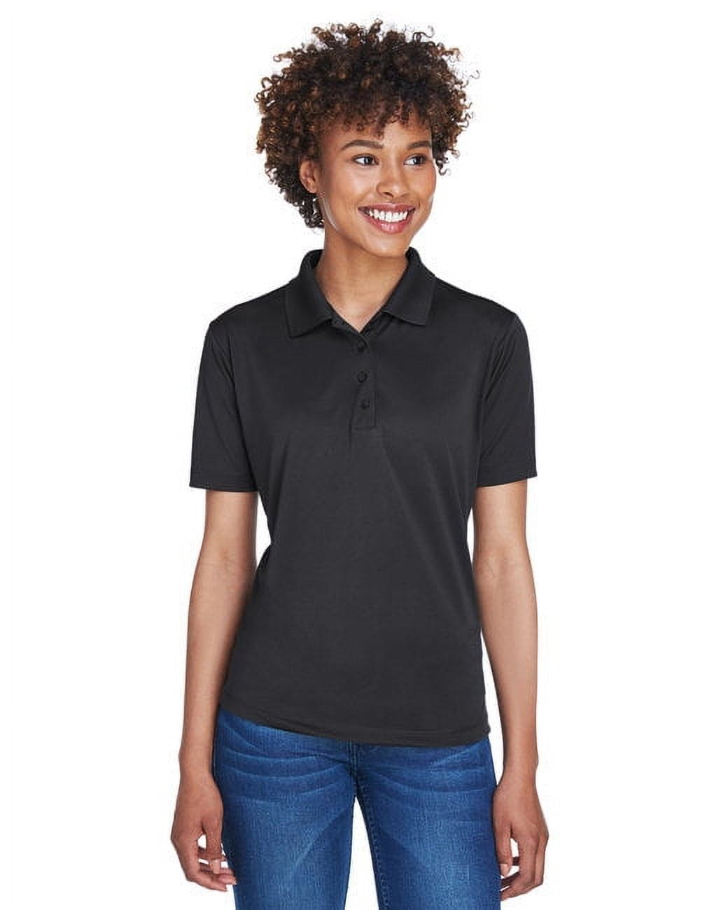 UltraClub Ladies' Cool & Dry 8-Star Elite Performance Interlock Polo ...