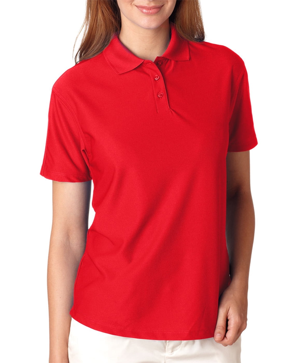 UltraClub Ladies' Cool & Dry Elite Performance Polo 3XL RED - Walmart.com
