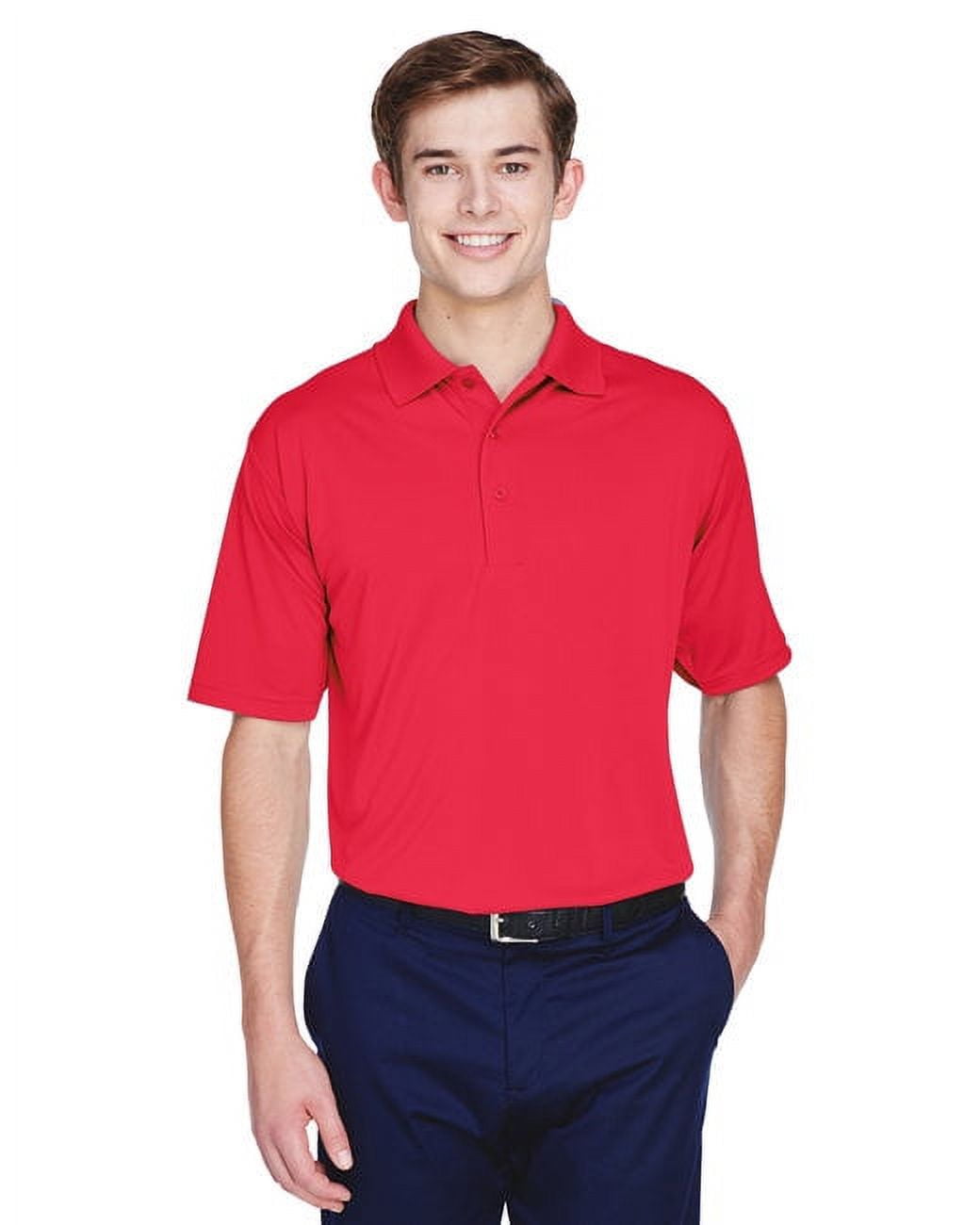 UltraClub Men's Cool & Dry 8-Star Elite Performance Interlock Polo XL ...