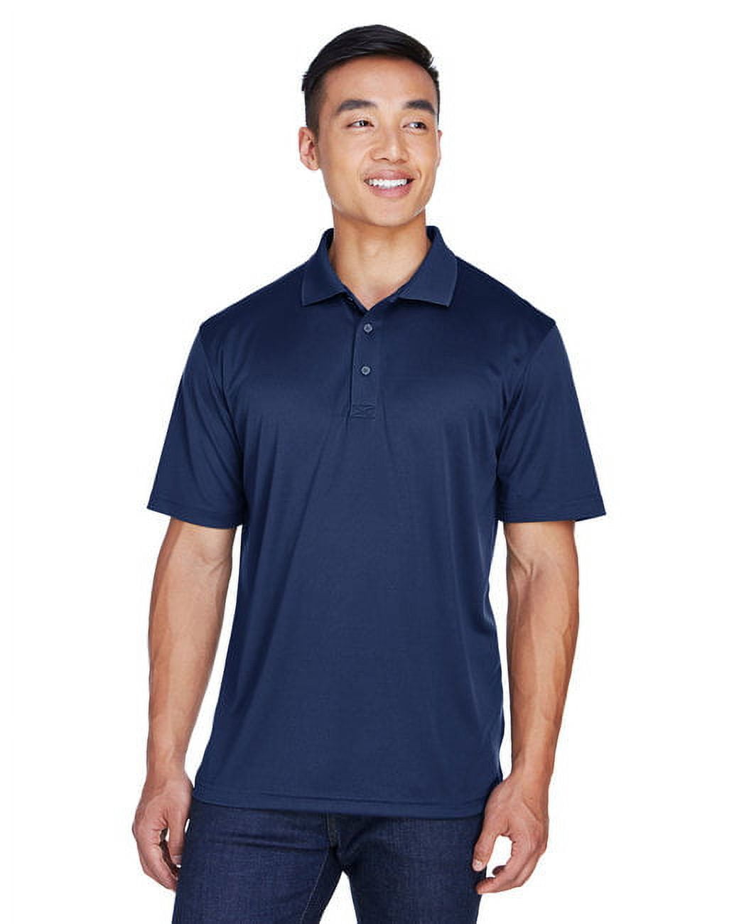 UltraClub Tall Cool & Dry Sport Polo (8405T) Navy, XLT - Walmart.com