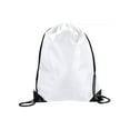 UltraClub Value Drawstring Pack - White - Walmart.com