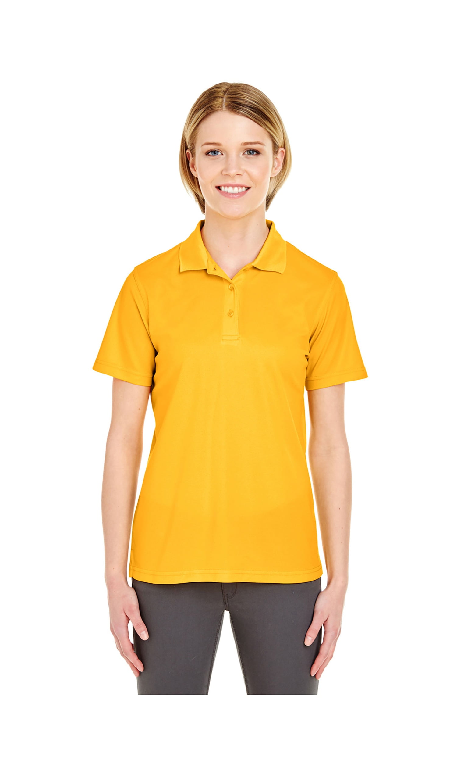 UltraClub Women's Cool & Dry Mesh Pique Polo Shirt, Style 8210L ...