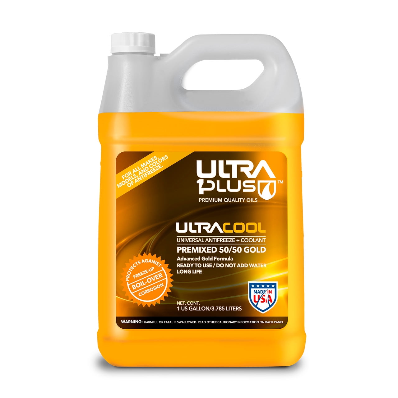 UltraCool Universal Antifreeze + Coolant PREMIXED 50/50 GOLD - Walmart.com