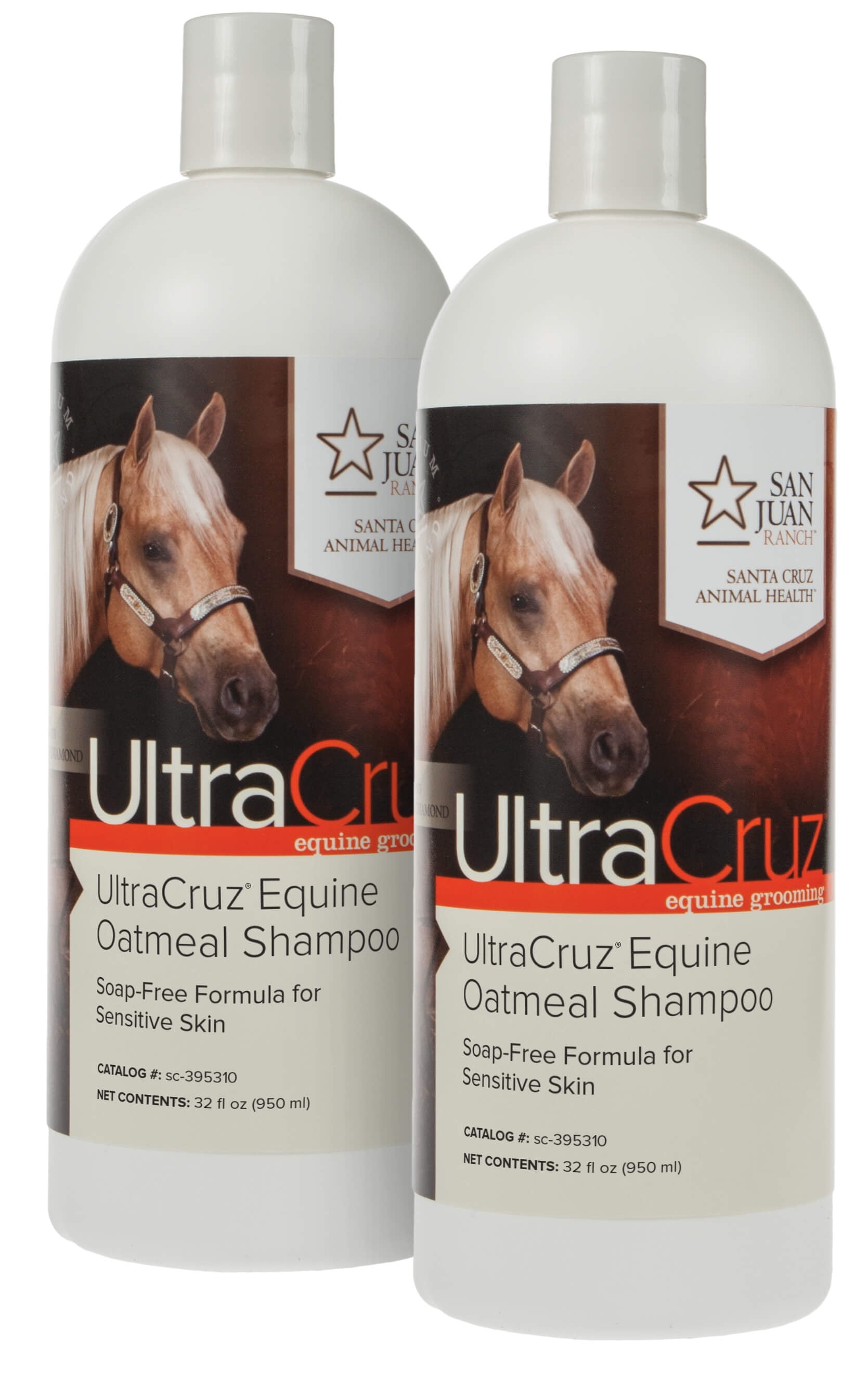 UltraCruz Equine Oatmeal Horse Shampoo Bundle, 2 x 32 oz Each - Walmart.com