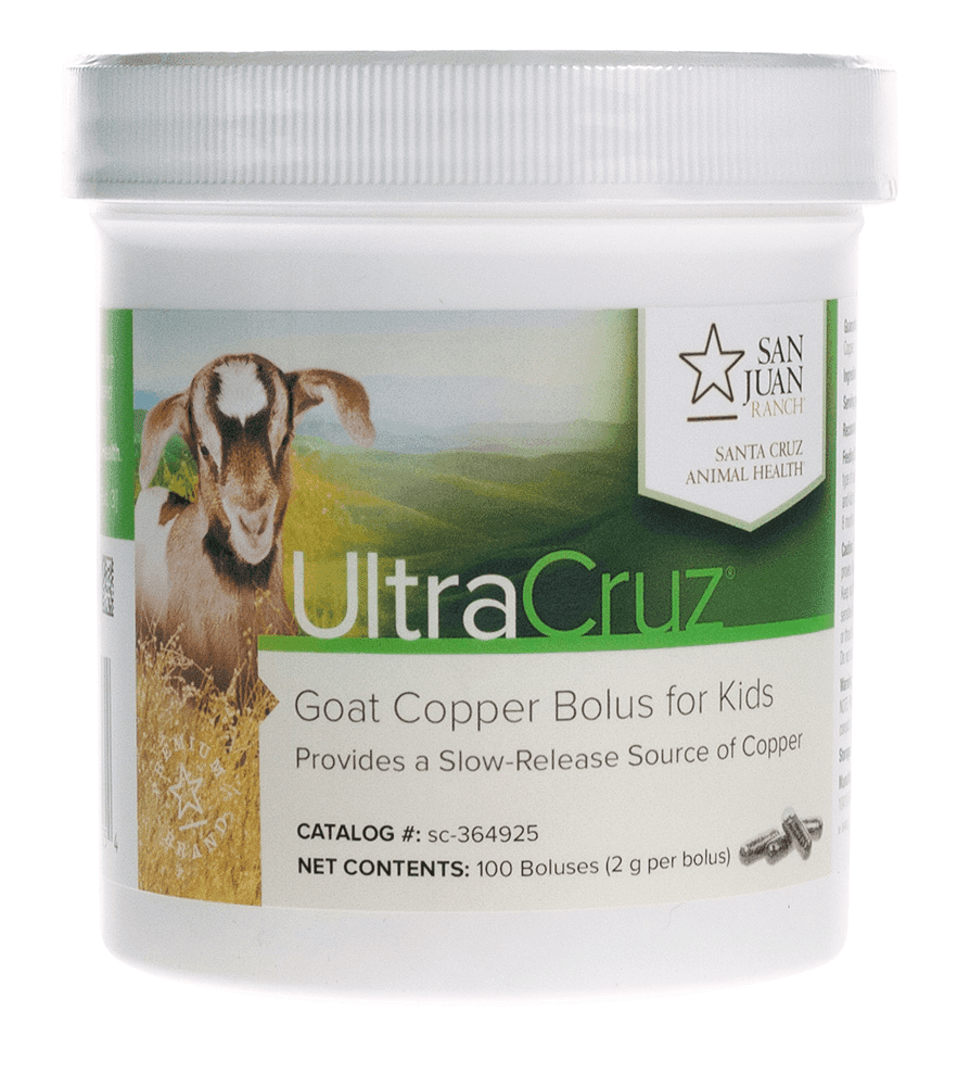 UltraCruz Goat Copper Bolus, Slow-Release Supplement for Kid Goats, 100 ...