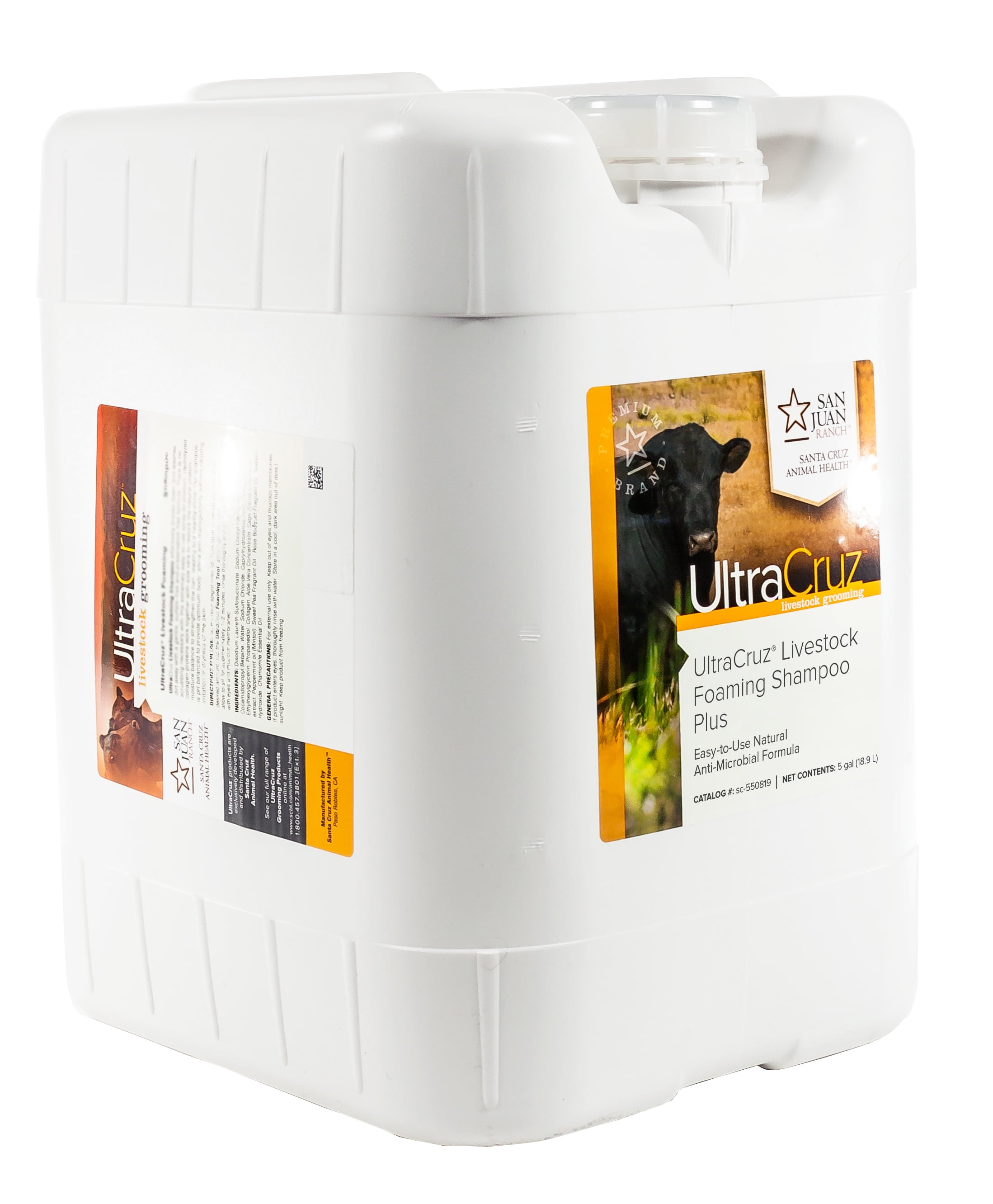 UltraCruz® Livestock Foaming Shampoo Plus, 5 gal refill - Walmart.com