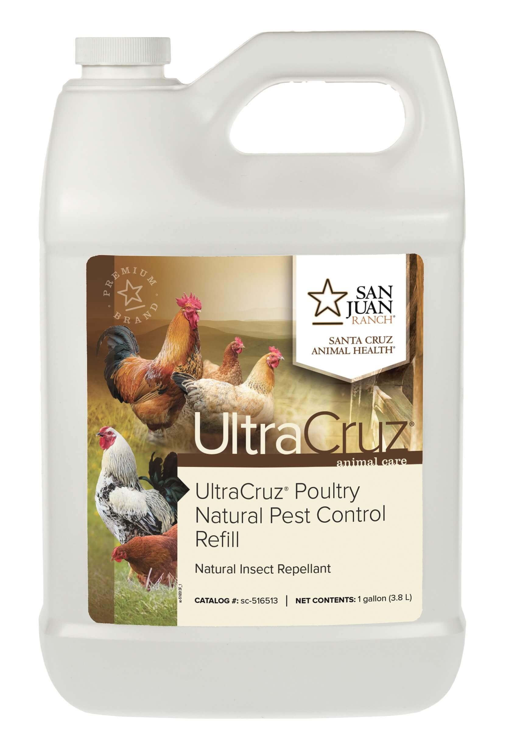 UltraCruz Poultry Natural Pest Control Spray, 1 Gallon - Walmart.com