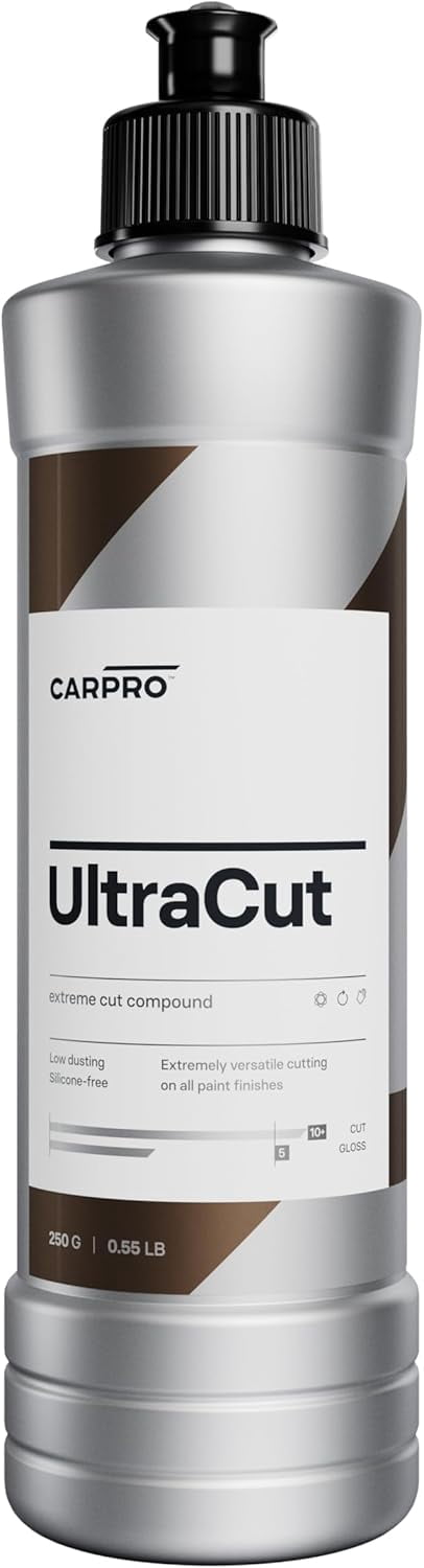 UltraCut - 250ml Extreme Cut Compound, Lo Dusting, Minimal Hazing, for ...