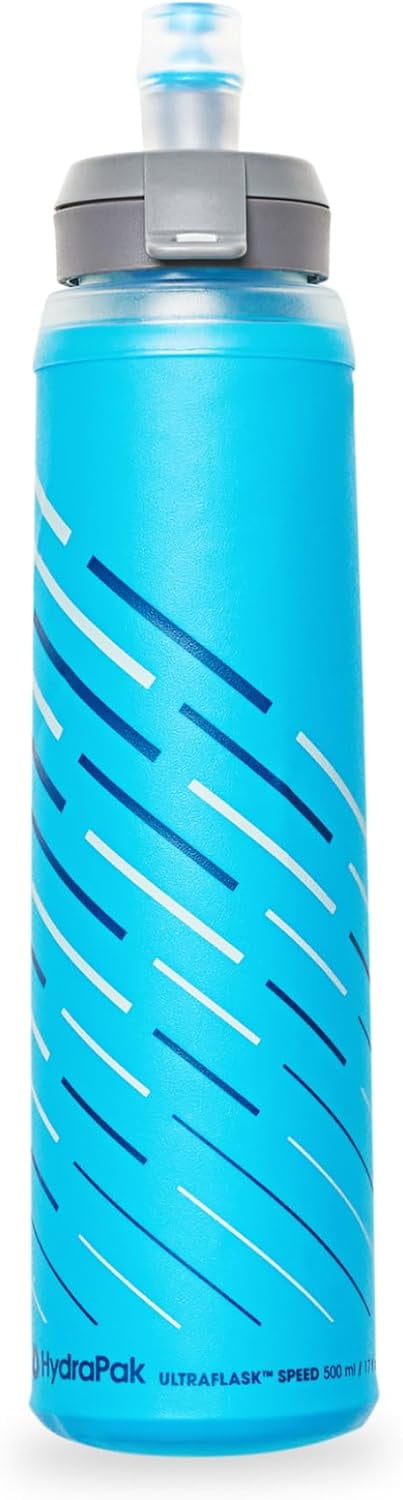 UltraFlask Speed (500ml or 600ml) - Collapsible Soft Flask Water Bottle for Hydration Vests and ...