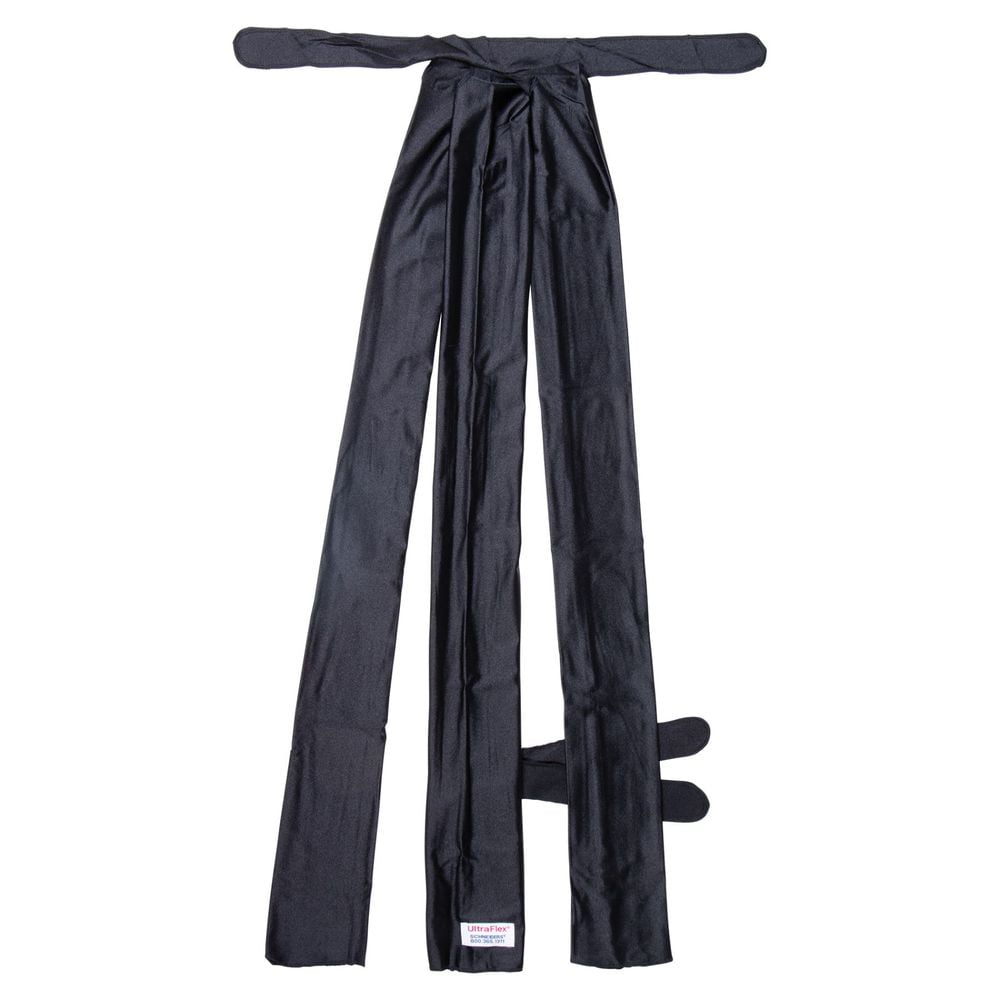 UltraFlex Braided Lycra Tail Wraps for Horses | Color Black | Pack of 3 ...