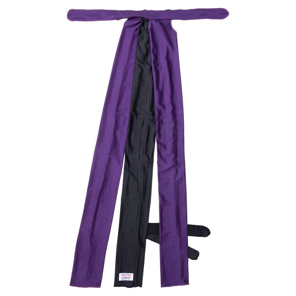 UltraFlex Braided Lycra Tail Wraps for Horses | Color Black/Purple ...