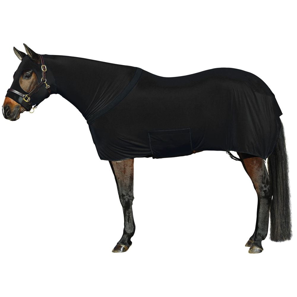 UltraFlex Horse Sleazy Slickers | 3/4 Zip Full Body (Bellyband) | Black ...