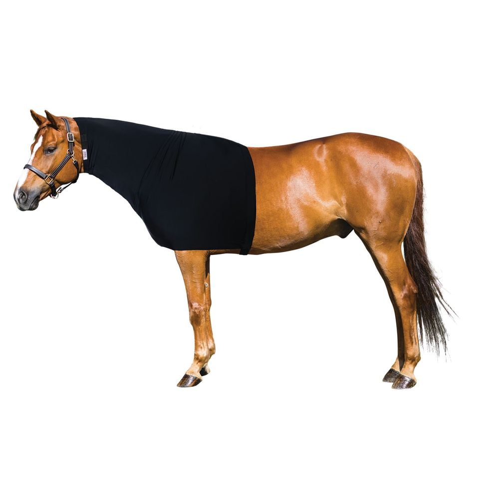 UltraFlex Horse Sleazy Slickers | 3/4 Zip Hood (Faceless) | Black ...