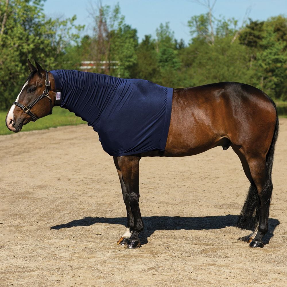 UltraFlex Horse Sleazy Slickers | Full Zip Hood (Faceless) | Navy ...