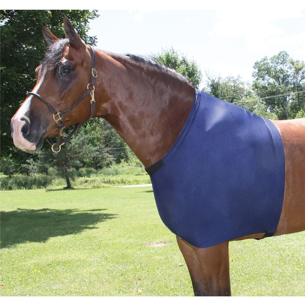 UltraFlex Horse Sleazy Slickers | Pull-On Shoulder Guard | Navy | Large ...