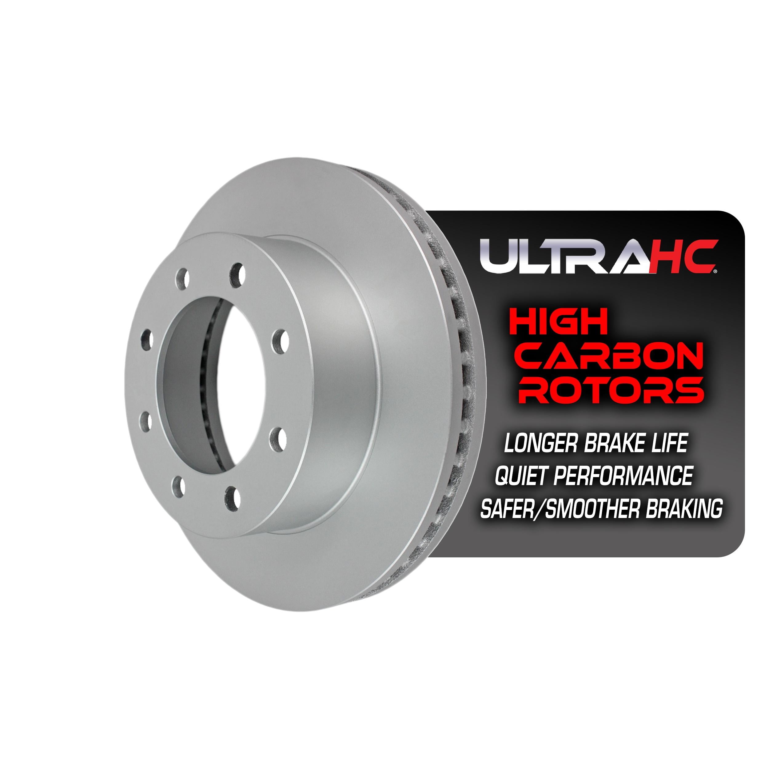 UltraHC Coated High Carbon Brake Rotor, Front UR001682, Ford F-350 ...