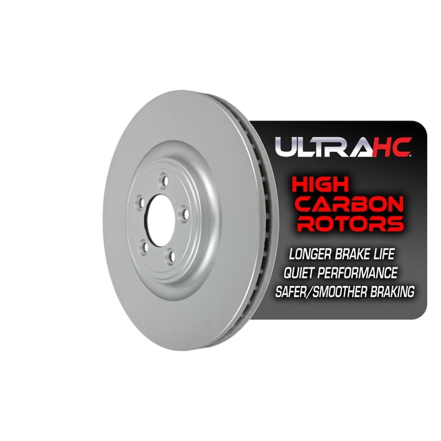 UltraHC Coated High Carbon Brake Rotor, Front UR003297, Jaguar XF 2015 ...