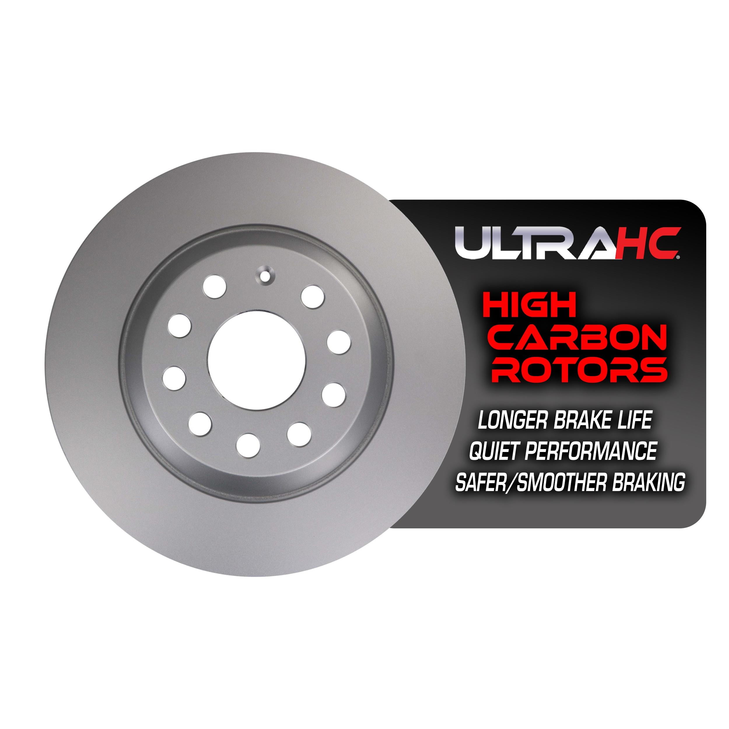 UltraHC Coated High Carbon Brake Rotor, Rear UR001539, Volkswagen ...