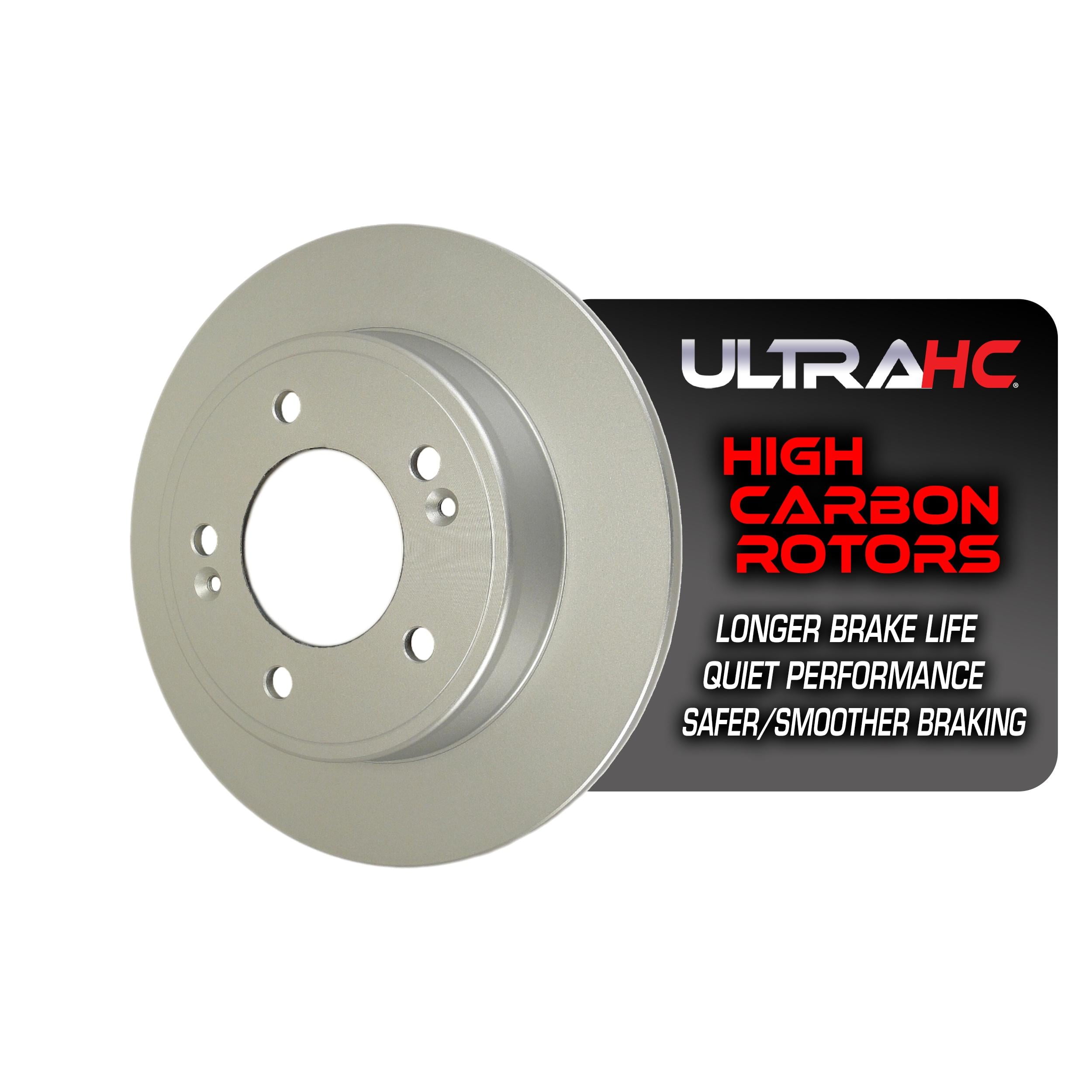 Free Shipping! ULTRAHC Coated High Carbon Brake Rotor Rear UR003327 for ...