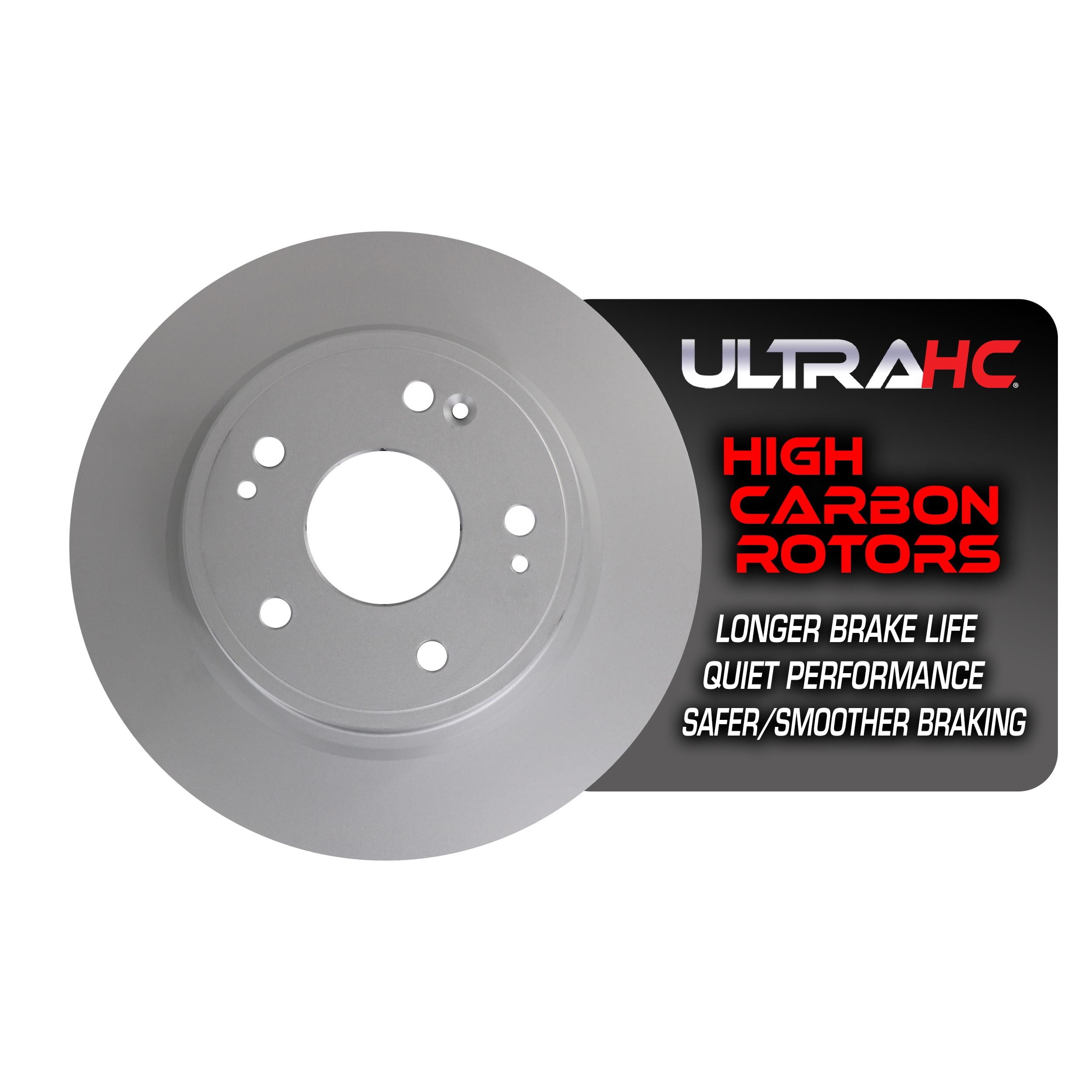 ULTRAHC Coated High Carbon Rear Brake Rotor for Honda Accord 2021-2018 ...