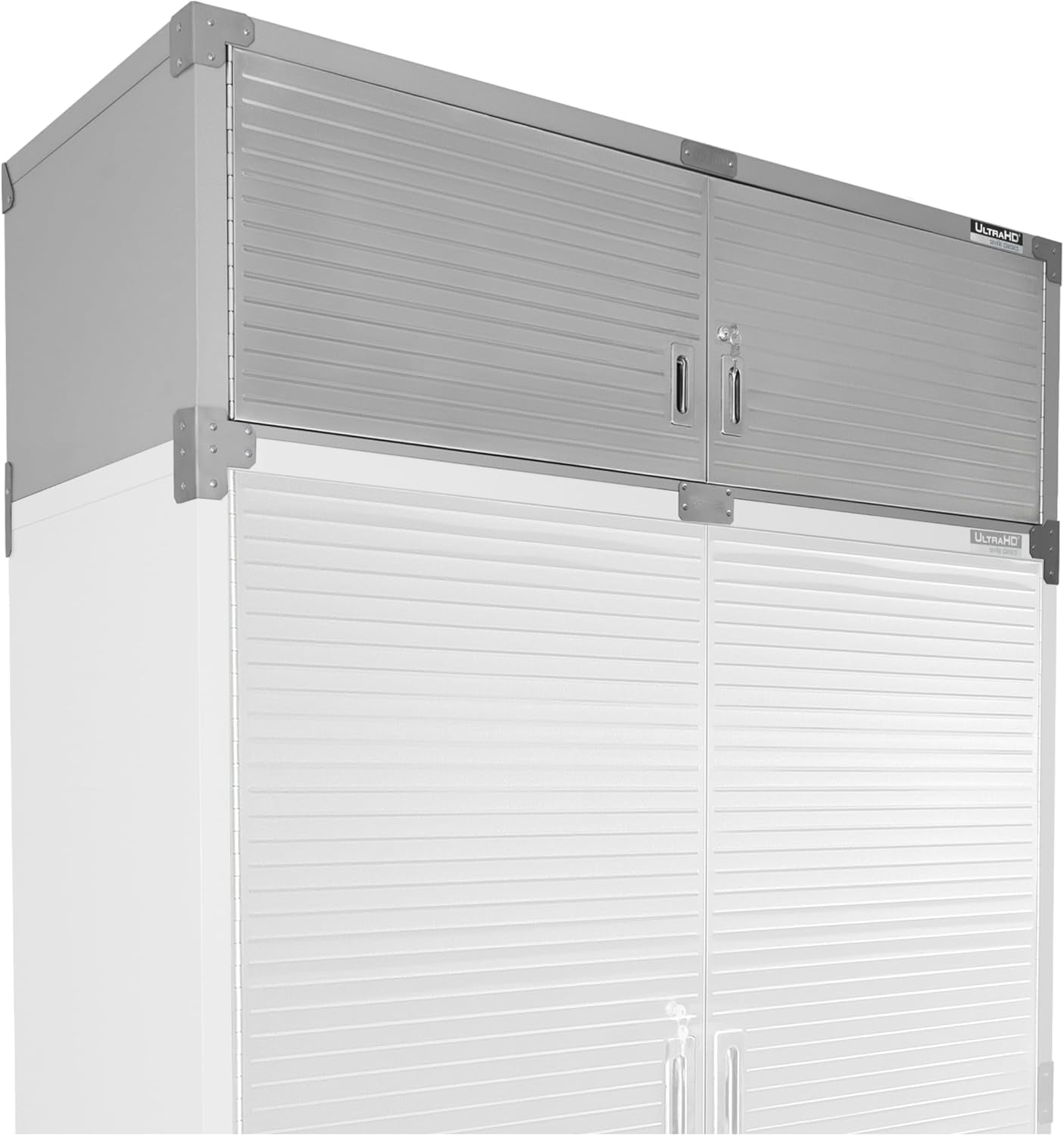 UltraHD Heavy Duty Mega Solid Steel Metal 2-Door Lockable Stacker Wall ...
