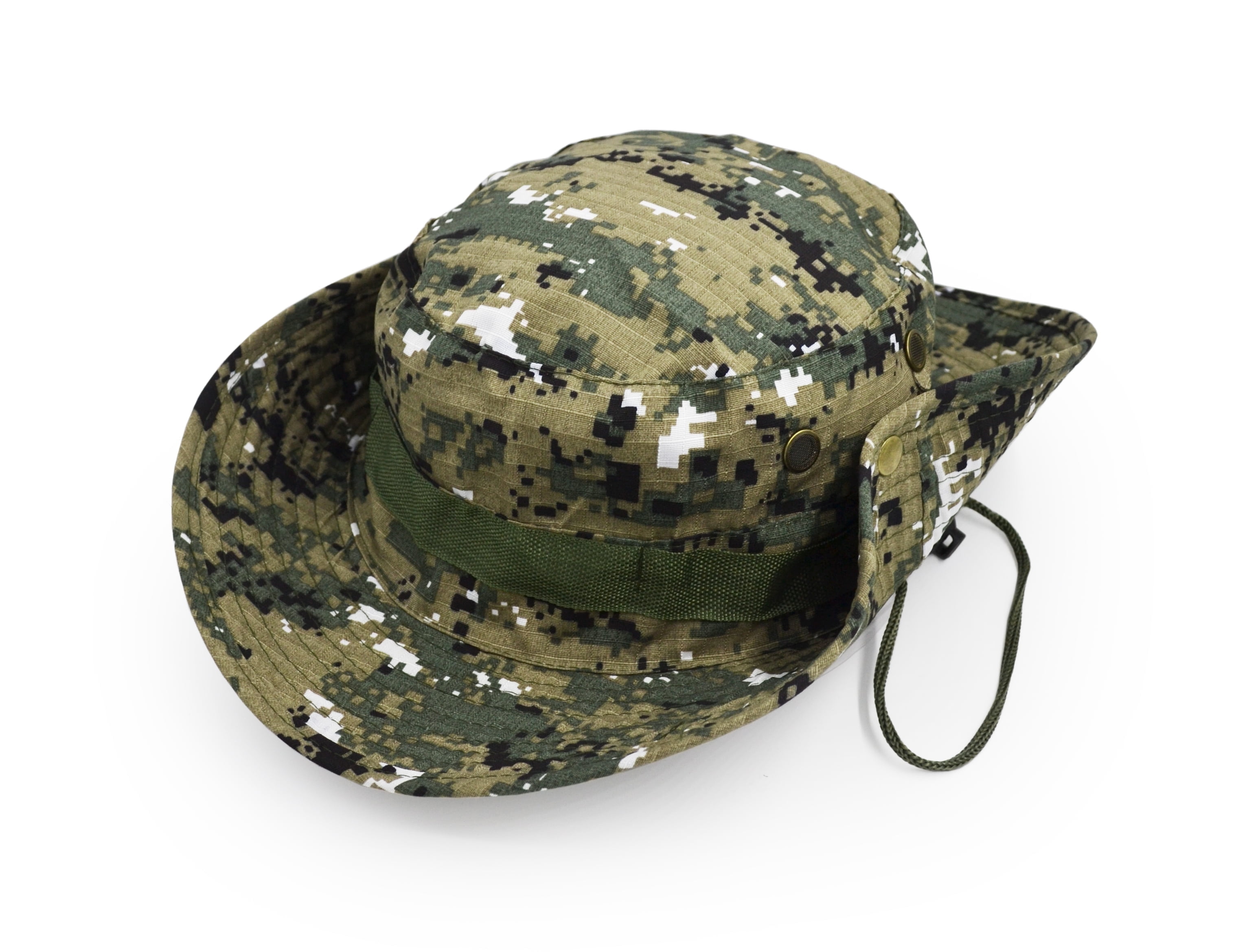 Outdoor Wide Brim Sun Protect Hat, Classic US Combat Army Style Bush ...