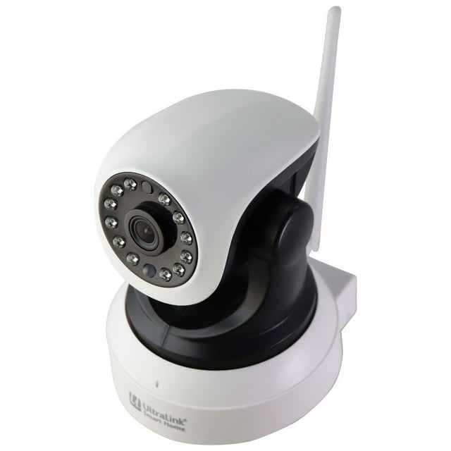 UltraLink Smart Home HD Pan and Tilt Wi-Fi Camera - White - Walmart.com