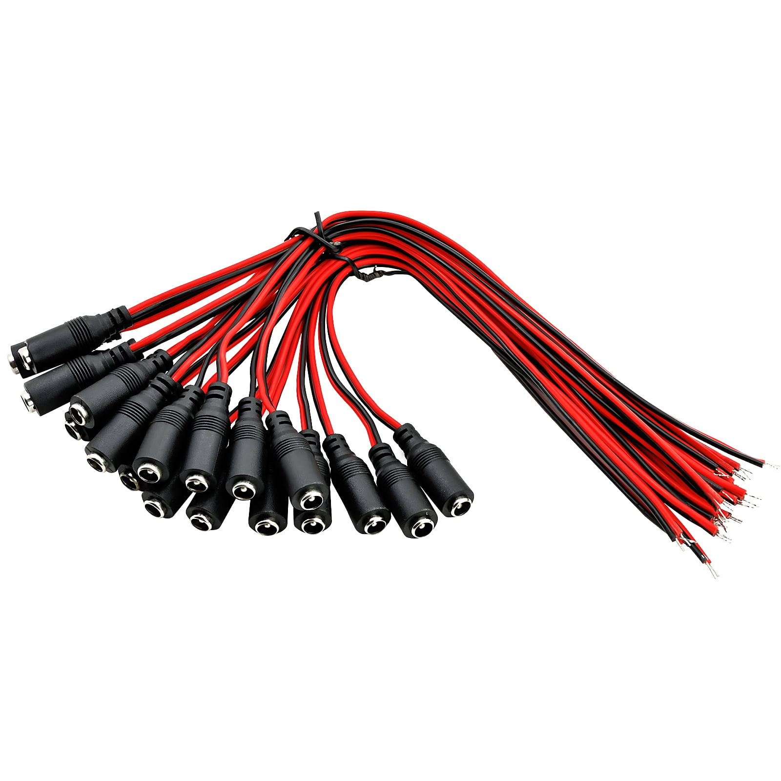 UltraPoE 20 Pack Female 12V 5A DC Power Cable Plug Connector fit CCTV ...