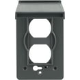 Ultra PRO Outdoor Metal Electrical Outlet Cover, Weatherproof, 4.9-inch ...