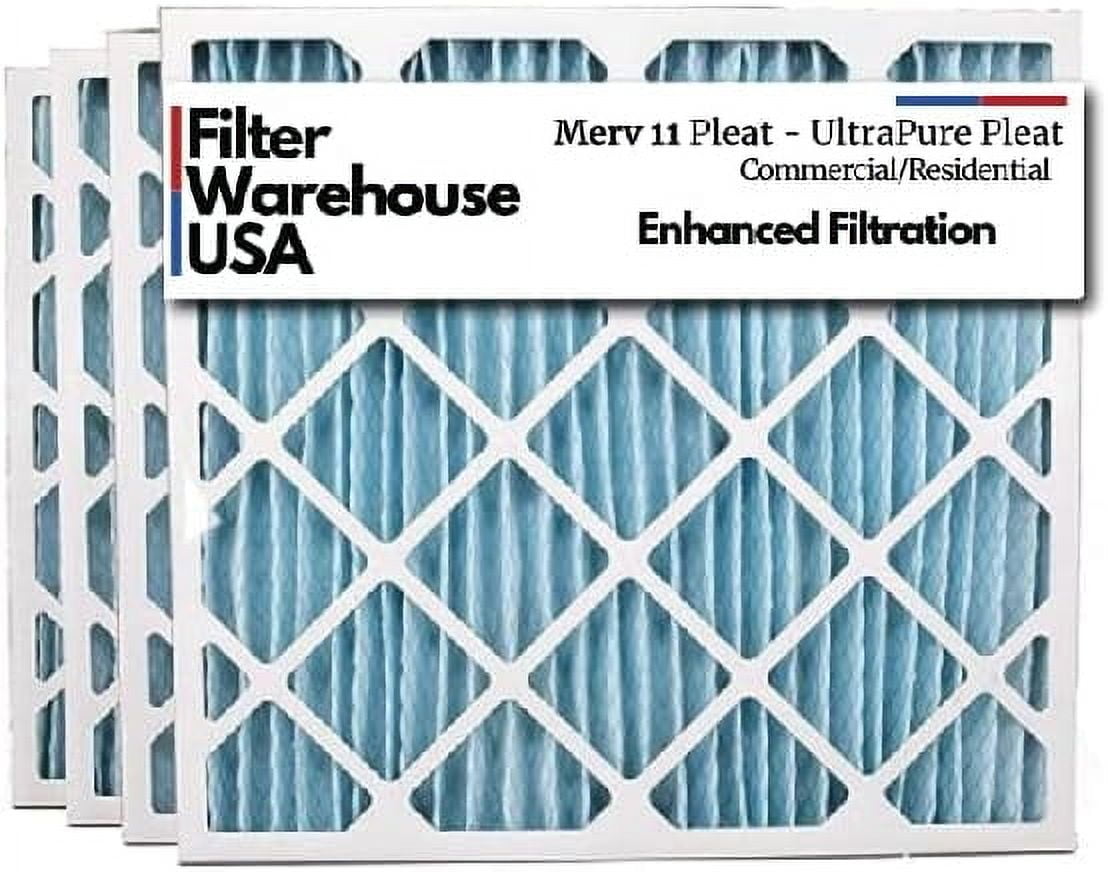 UltraPure by FilterWarehouseUSA 30x36x2 MERV 11 Pleated Geothermal AC ...