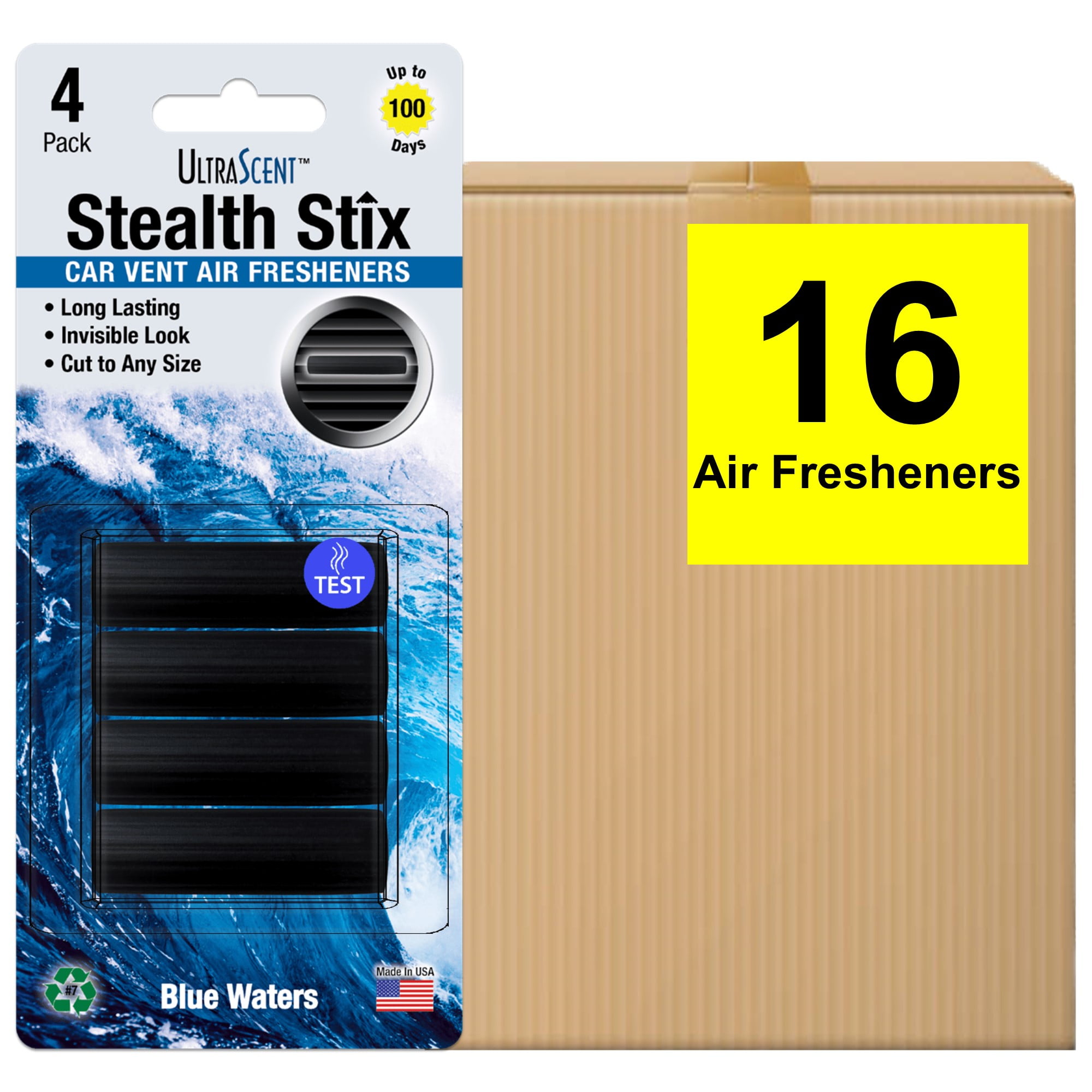 UltraScent Car Vent Clips Air Freshener Stealth Stix Car Vent Clips ...