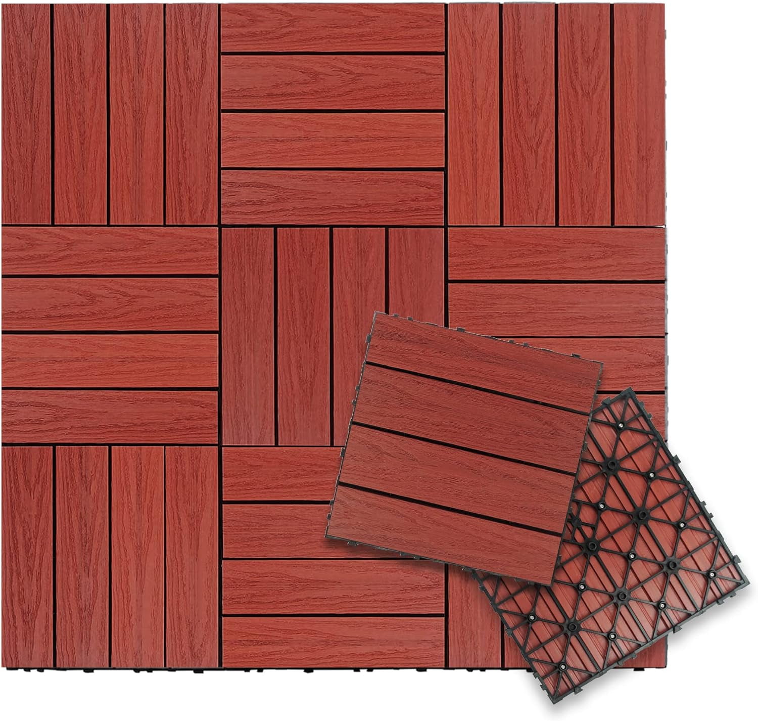 UltraShield Naturale 1 ft. x 1 ft. Quick Deck Outdoor Composite Deck ...