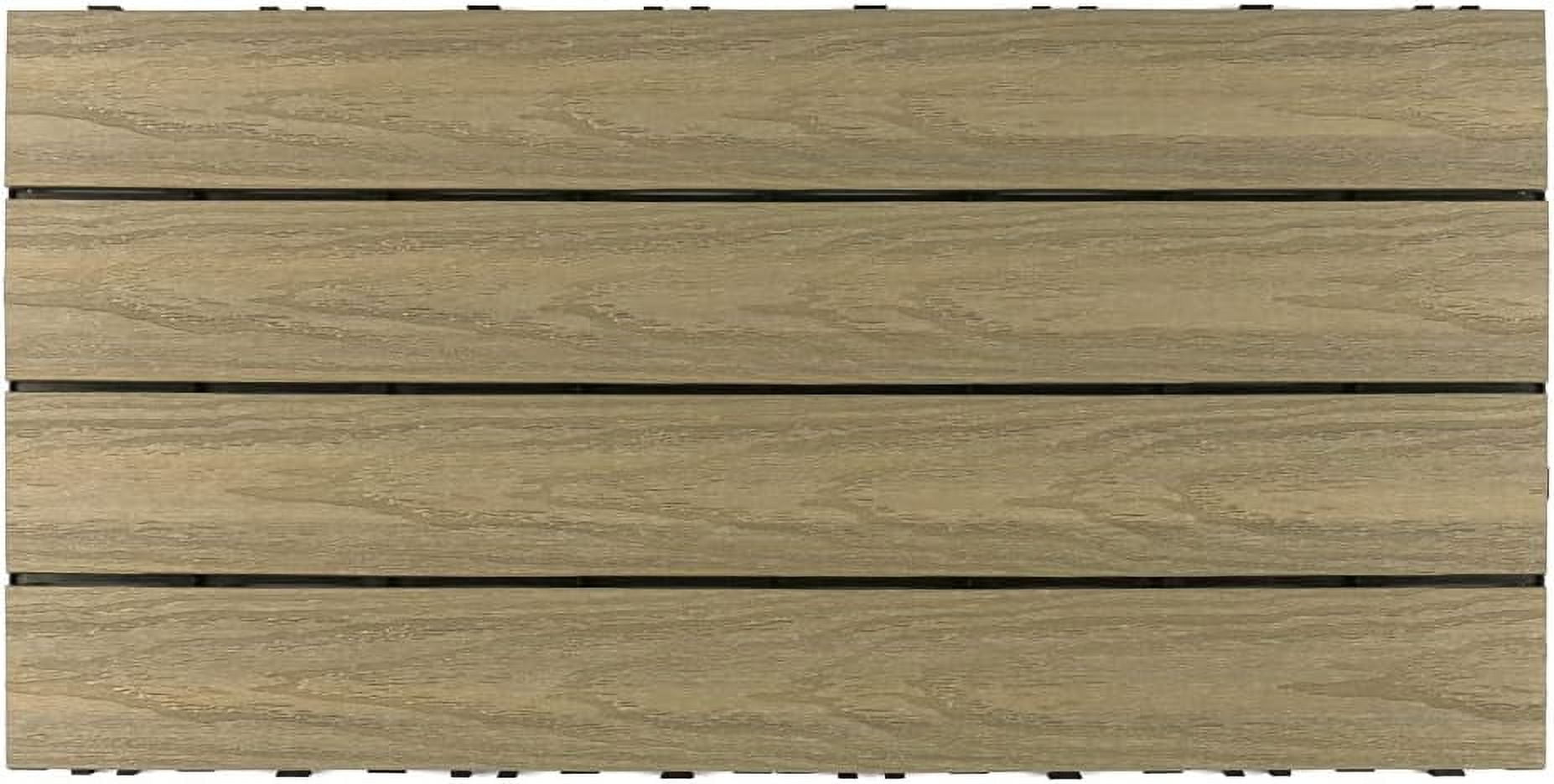 UltraShield Naturale 1 ft. x 2 ft. Quick Deck Outdoor Composite Deck ...