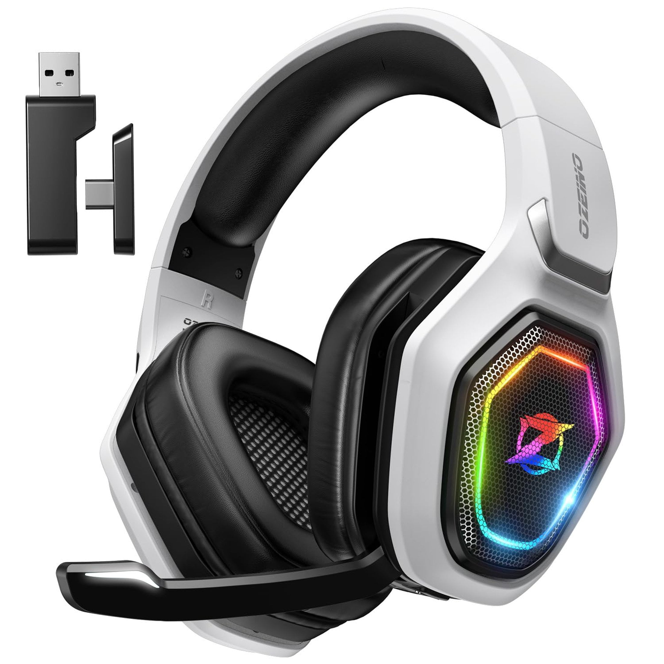UltraStable 2.4GHz Wireless Gaming Headset with Lossless Audio and Flip ...