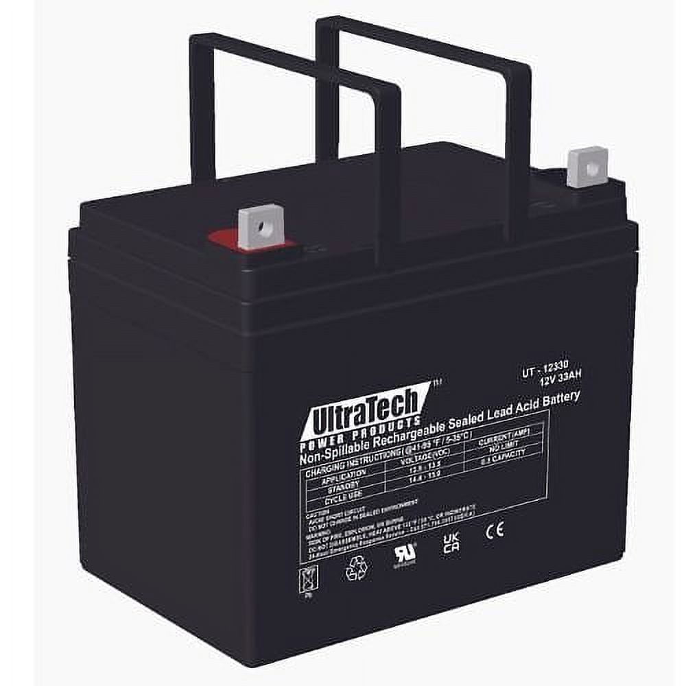 UltraTech IM-12330NB 12V, 33.0 Ah SLA Battery with T5 Terminal ...