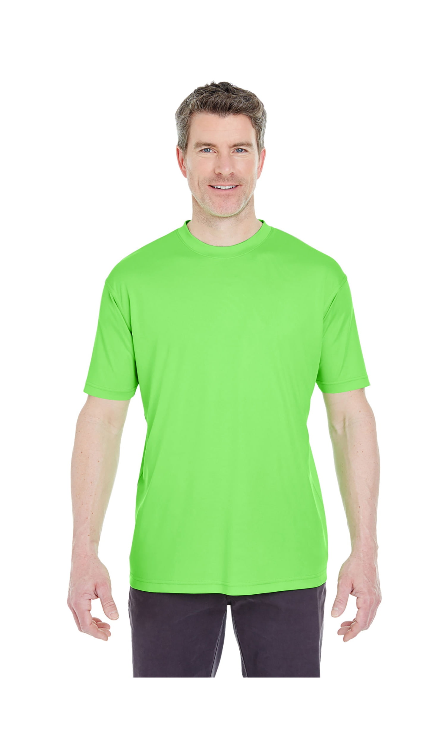 Ultraclub 8420 Men'S Cool & Dry Sport Performance Interlock T-Shirt - Walmart.com