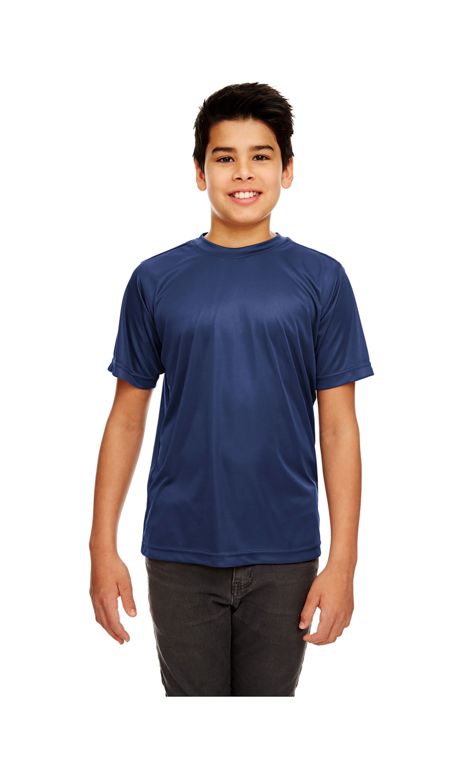 Ultraclub 8420Y Youth Cool & Dry Sport Performance Interlock T-Shirt ...