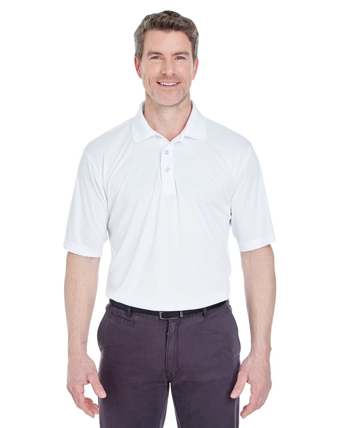 UltraClub 8425 Men's Cool & Dry Sport Performance Interlock Polo - Walmart.com